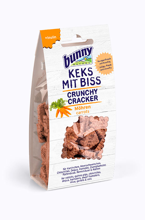 Bunny Keks mit Biss Möhre 50g | Kaninchen | Futter & Leckerli ...